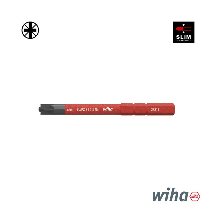 Wiha slimBit electric, SL/PZ (bit only) – AtlanticTools Hardware Trading